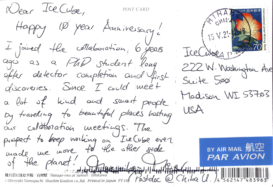 IceCards – IceCube